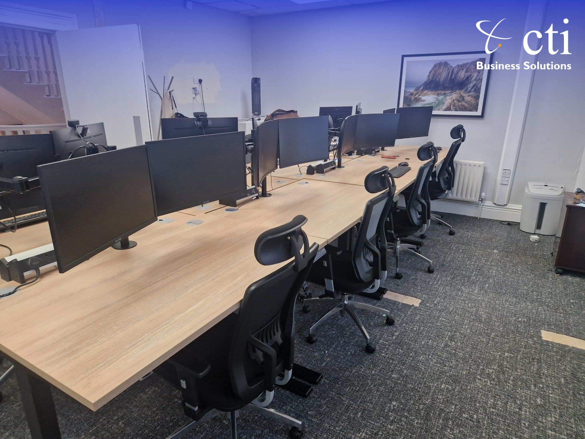 Recent Installation! Dual Monitor Arm Mounts, Monitors & Cable Manag ...