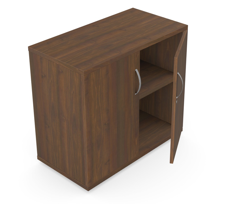 Small Walnut Storage Unit – CTI Business Solutions
